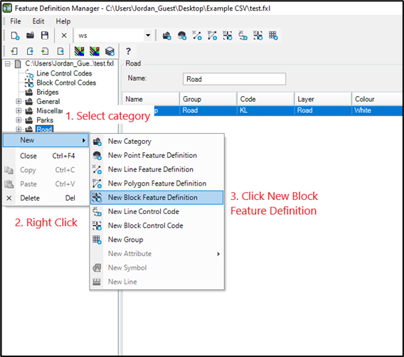 Creating Block Features for an FXL – TBCANZ