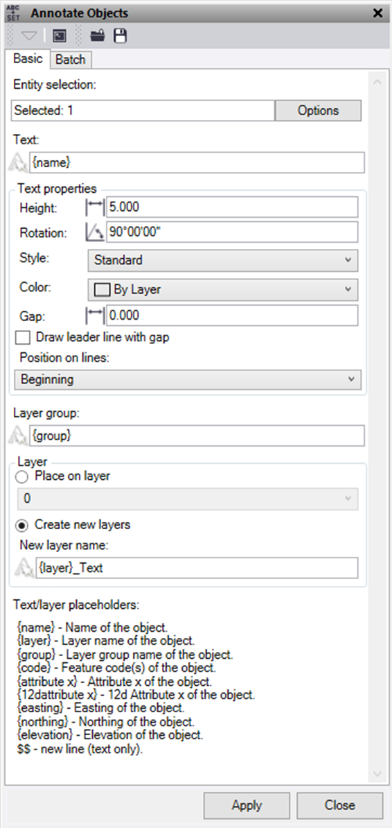 Annotate Objects – TBCANZ